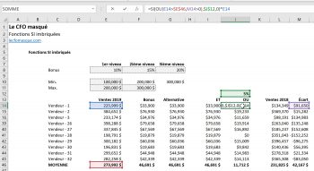 Comment imbriquer des fonctions SI, ET, OU dans Excel