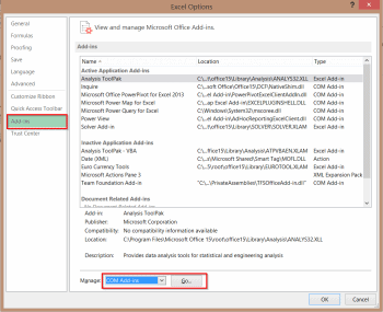 Quelle version d'Excel utiliser pour les add-ins Power BI?