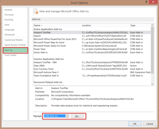 Quelle version d'Excel utiliser pour les add-ins Power BI?