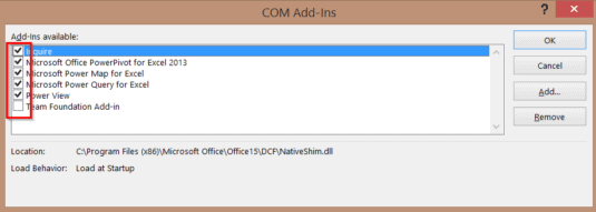 Quelle version d'Excel utiliser pour les add-ins Power BI?