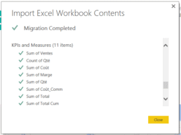 Power BI Desktop : Importer des fichiers Excel