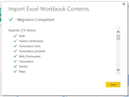 Power BI Desktop : Importer des fichiers Excel