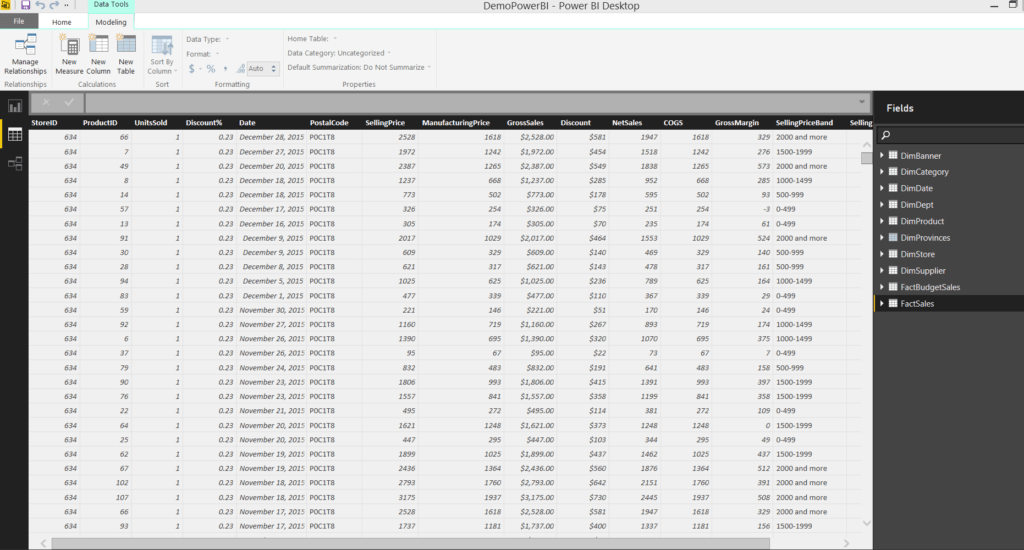 Power BI Desktop : Importer des fichiers Excel