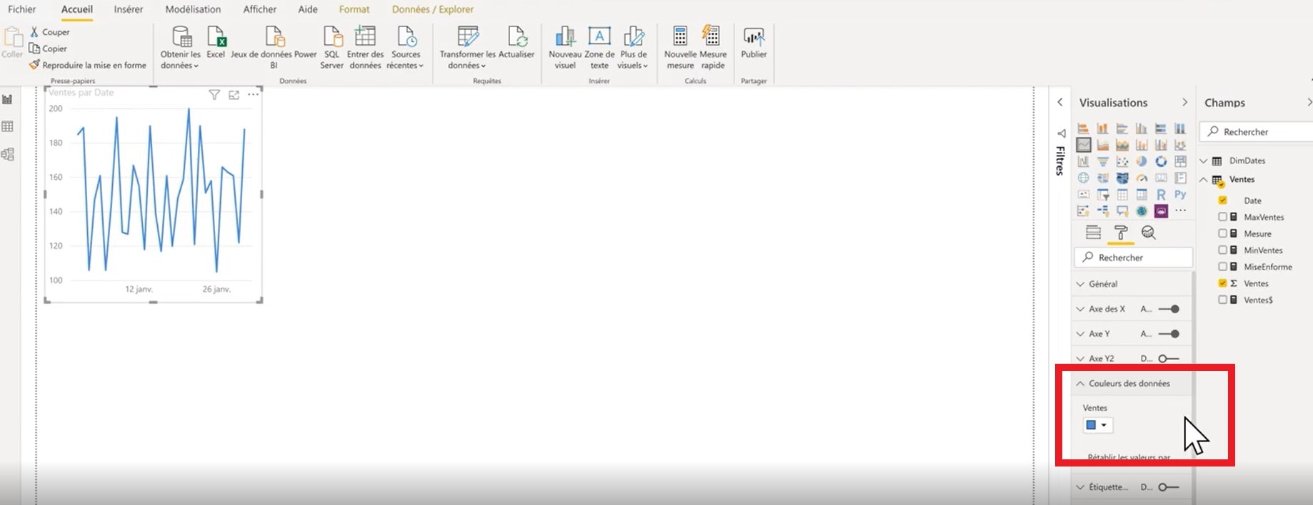 Visualisations de données Power BI : Exemples variés