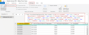 L'éditeur de requêtes Power Query pour Excel et Power BI