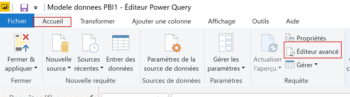 L'éditeur de requêtes Power Query pour Excel et Power BI