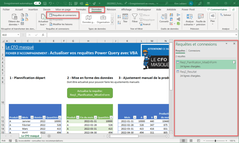 Actualiser vos requêtes Power Query avec VBA