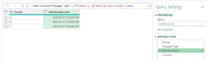 Supprimer les doublons avec Power Query