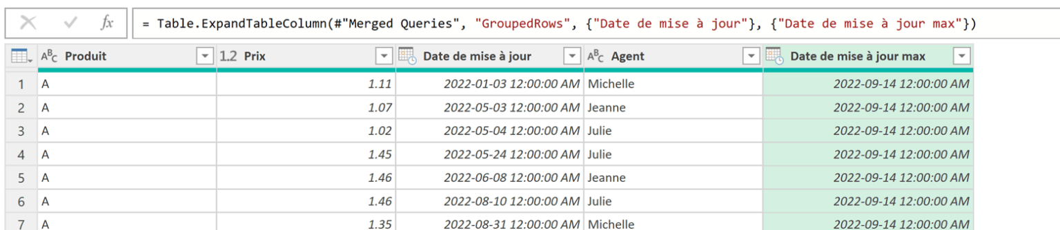 Supprimer les doublons avec Power Query