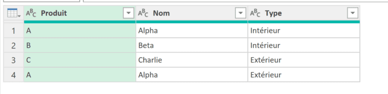 Supprimer les doublons avec Power Query