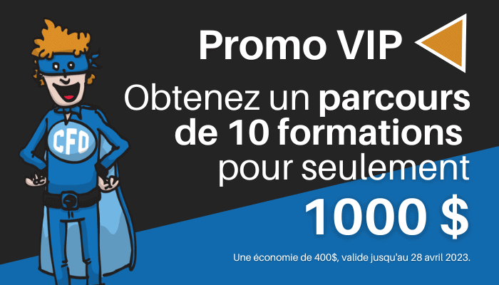 Tarif exceptionnel sur les formations du CFO masqué!