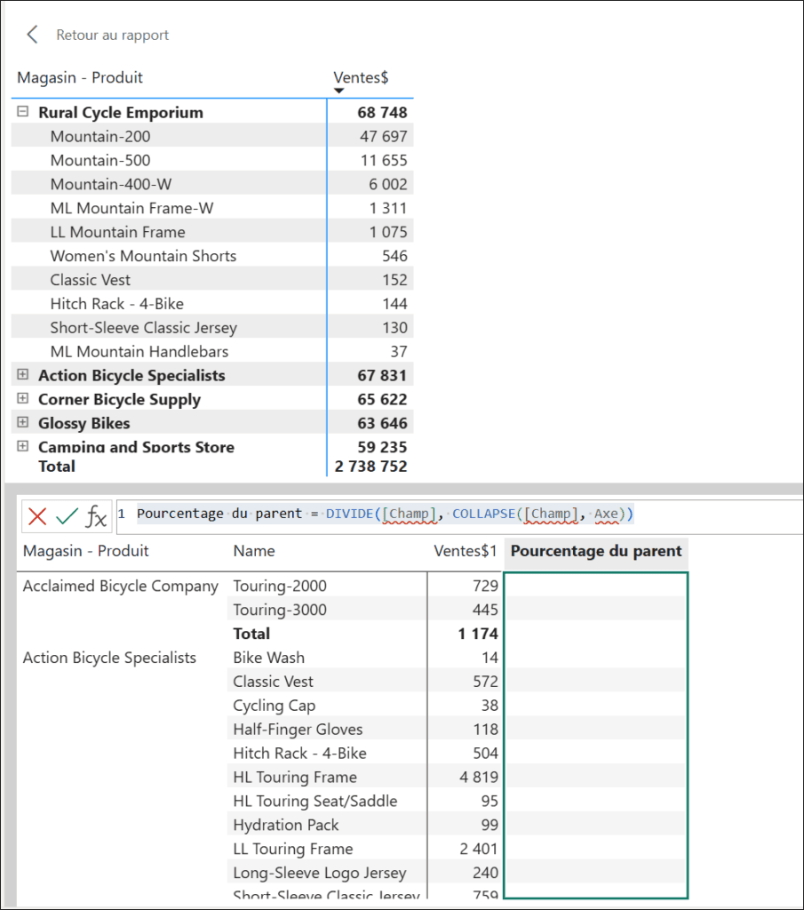 Guide pratique sur les nouveaux calculs sur visuels dans Power BI